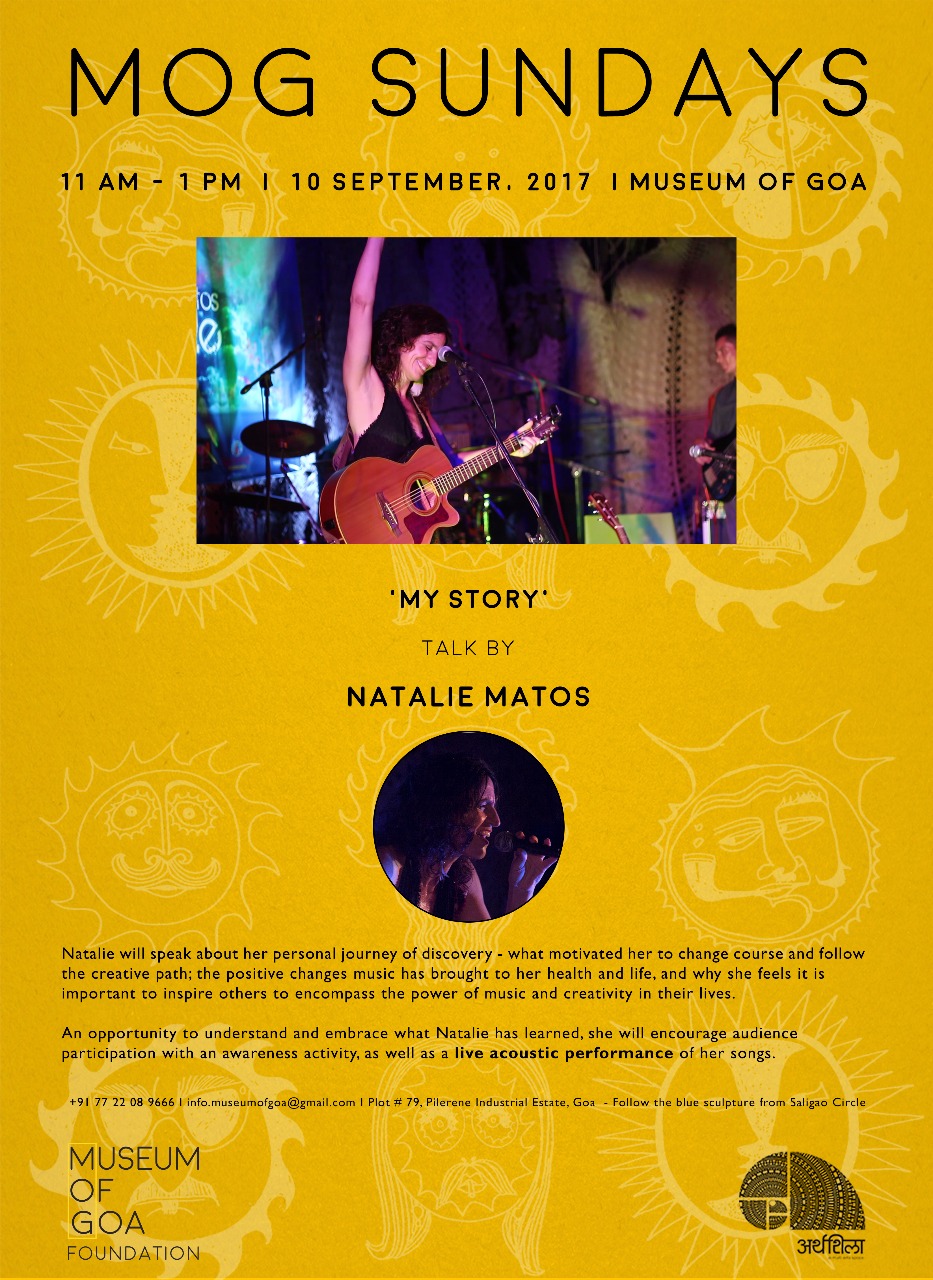 ‘My Story’ a talk by Natalie Matos – MOG Sundays, 11am – 1pm, 10 ...